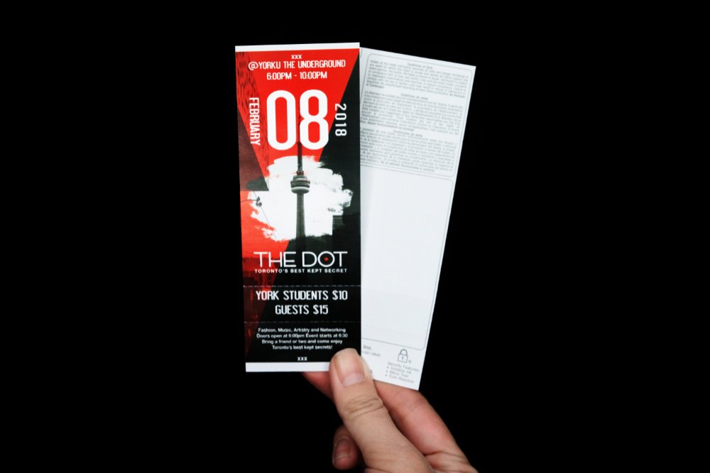 Custom Admission Tickets - Portrait | Comtix Tickets