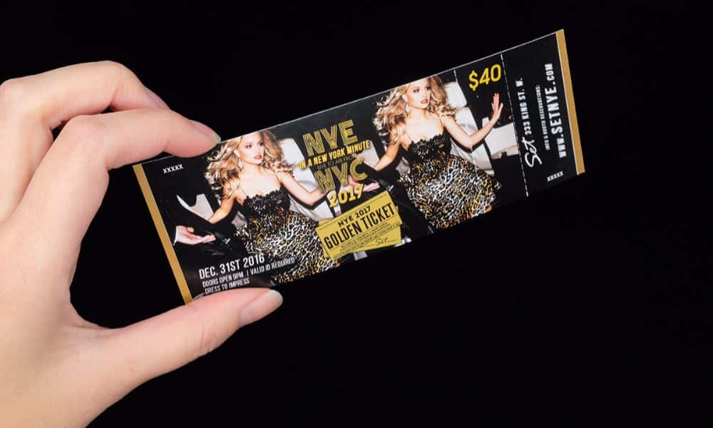 Custom Coat Check Tickets Online | Comtix Tickets